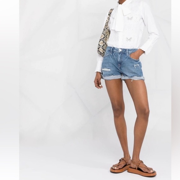 Frame Denim | Shorts | Frame Le Grand Garcon Denim Short Cut Off ...